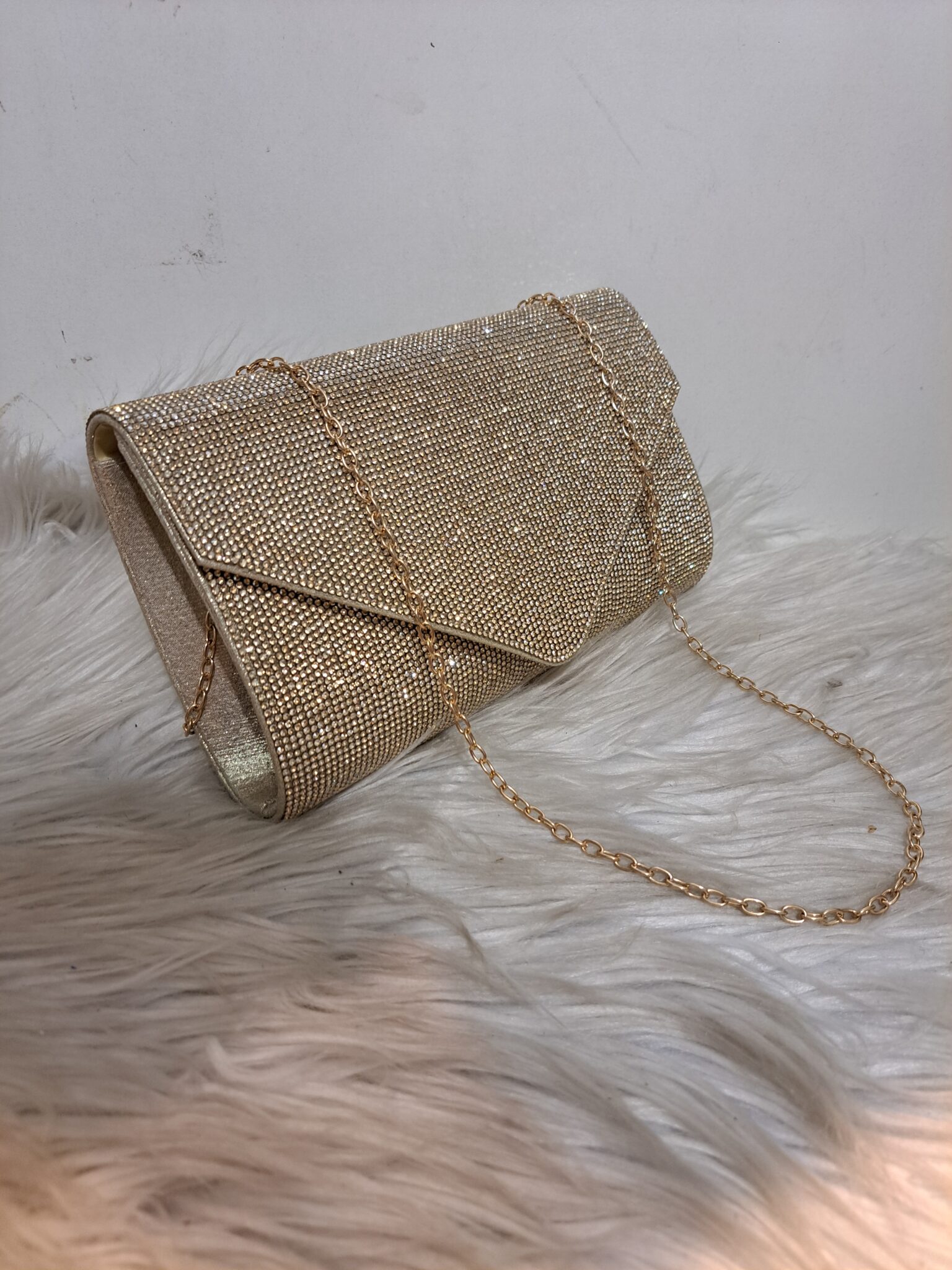 Zlatna pismo torba Tina - Luxor Web Shop